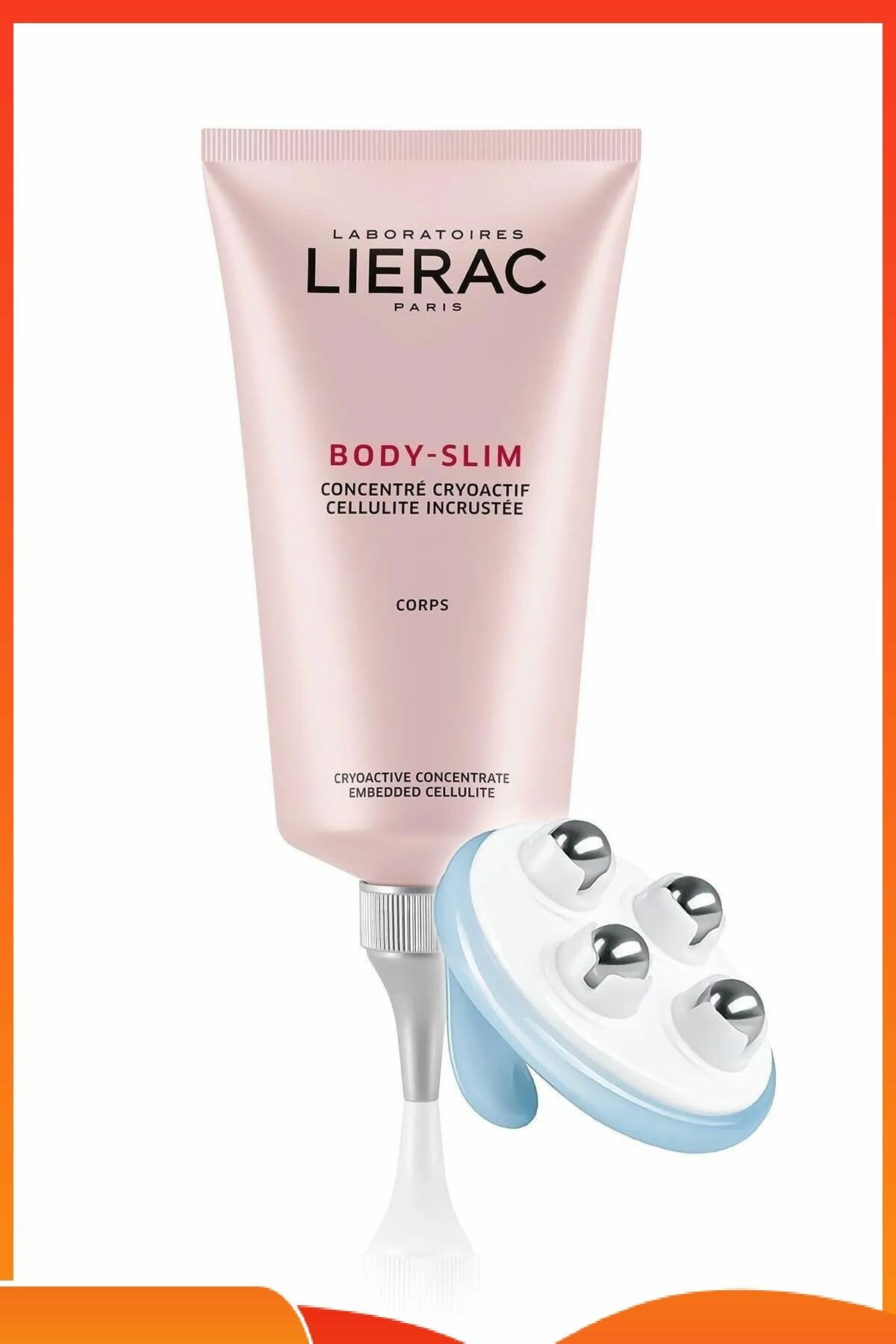 Lierac Body-slim Cryoactive Concentrate Антицеллюлитный укрепляющий крем и массажер для тела