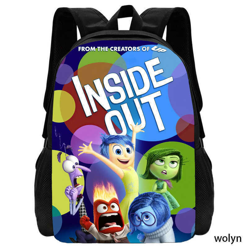 Рюкзак inside out 2 anime для школы и путешествий с отделениями стиль п