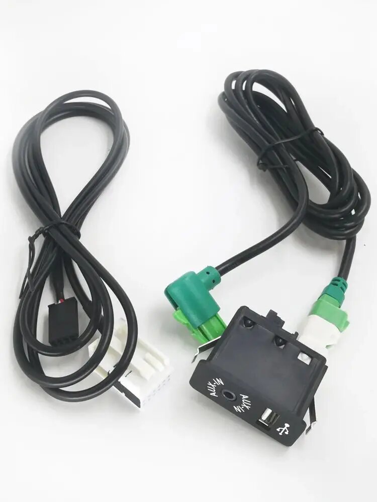 Biurlink AUX-in USB-разъем для переключателя USB-кабель для BMW E60 E63 E64 E65 E66 E81 E82 E87 E88 E70 E90 E91 E92