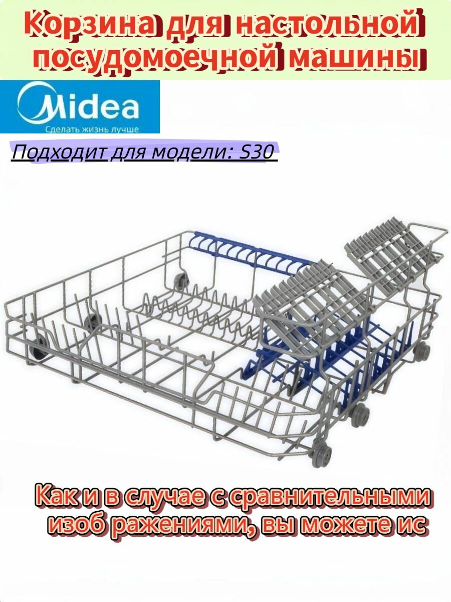 Корзина для настольной посудомоечной машины Midea