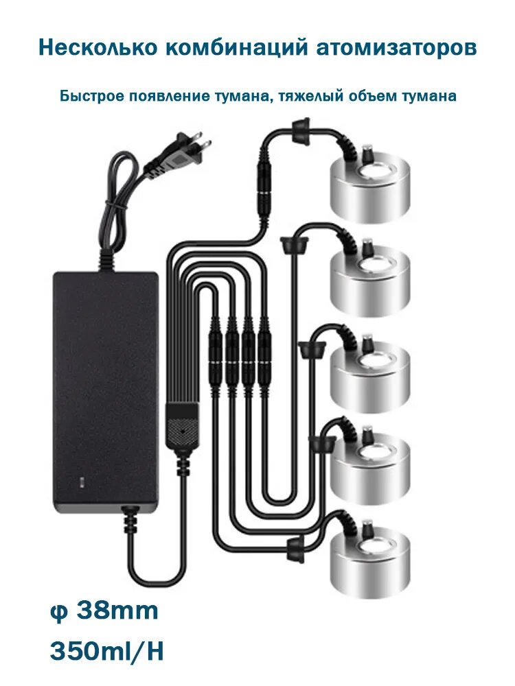 Ультразвуковой парогенератор / увлажнитель воздуха / генератор тумана/24B