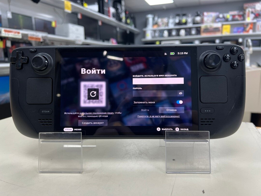 Valve Steam Deck - игровая приставка с OLED-экраном и поддержкой SteamOS 1TB, Б/У. Уценка