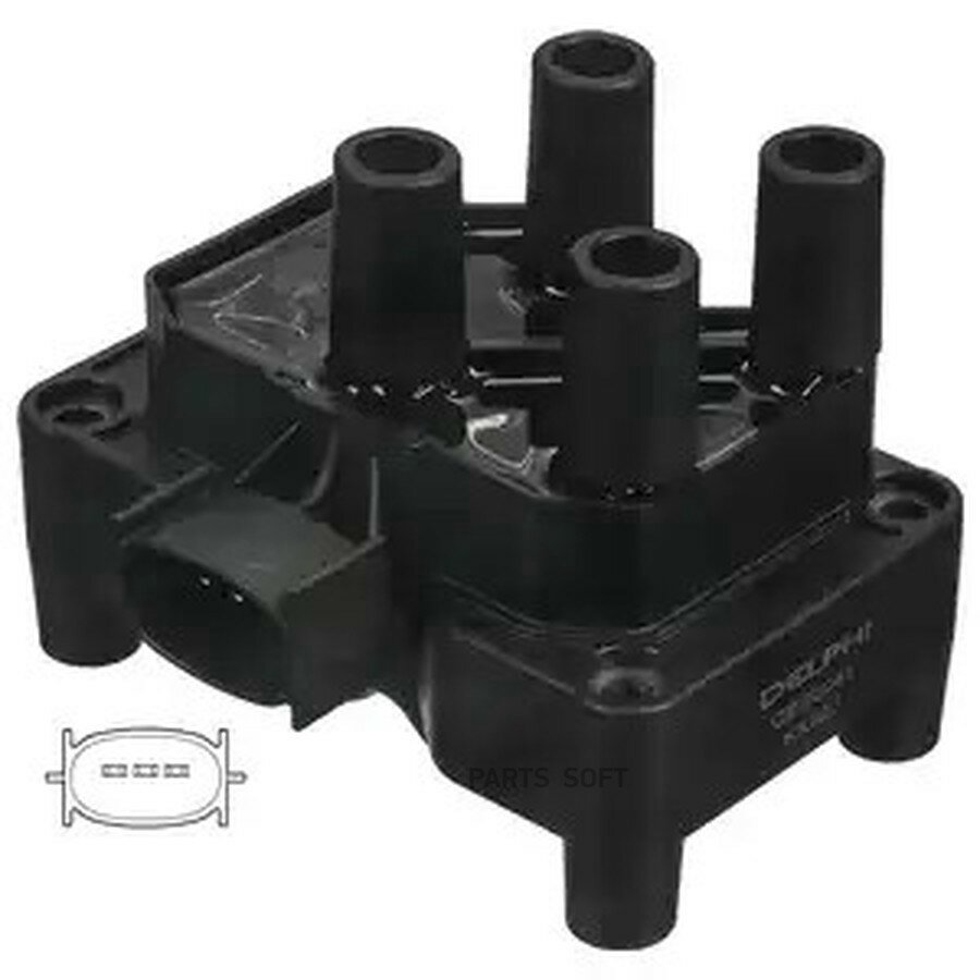 DELPHI CE20044-12B1 Катушка зажигания