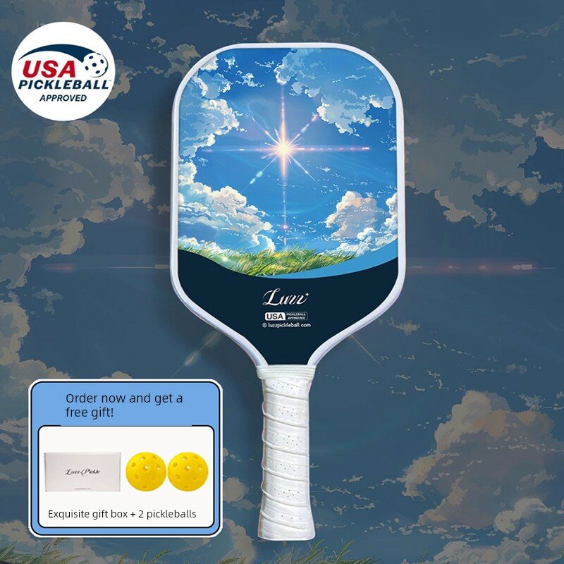 Luzz углеродное волокно T700 пиклбол палка дизайн Star для одиночной игры