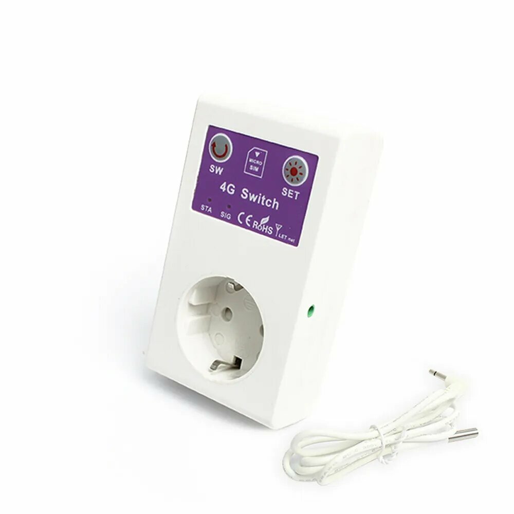 SC1-WLTE-TVC 4G 16A Интеллектуальная домашняя розетка LTE APP Remotes