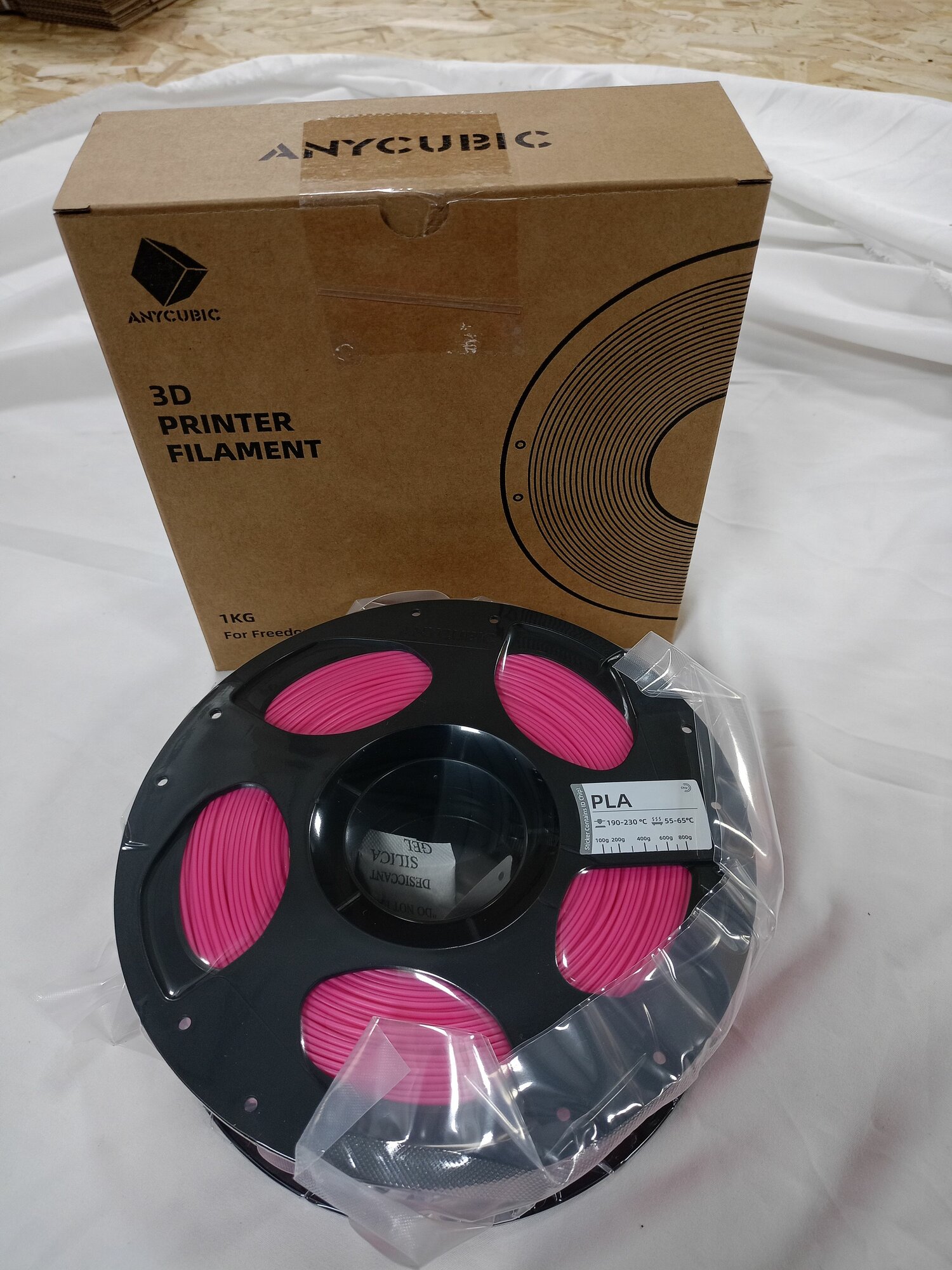 Филамент Anycubic PLA пластик для 3D принтера - пурпурный (magenta) 1кг (1.75мм)