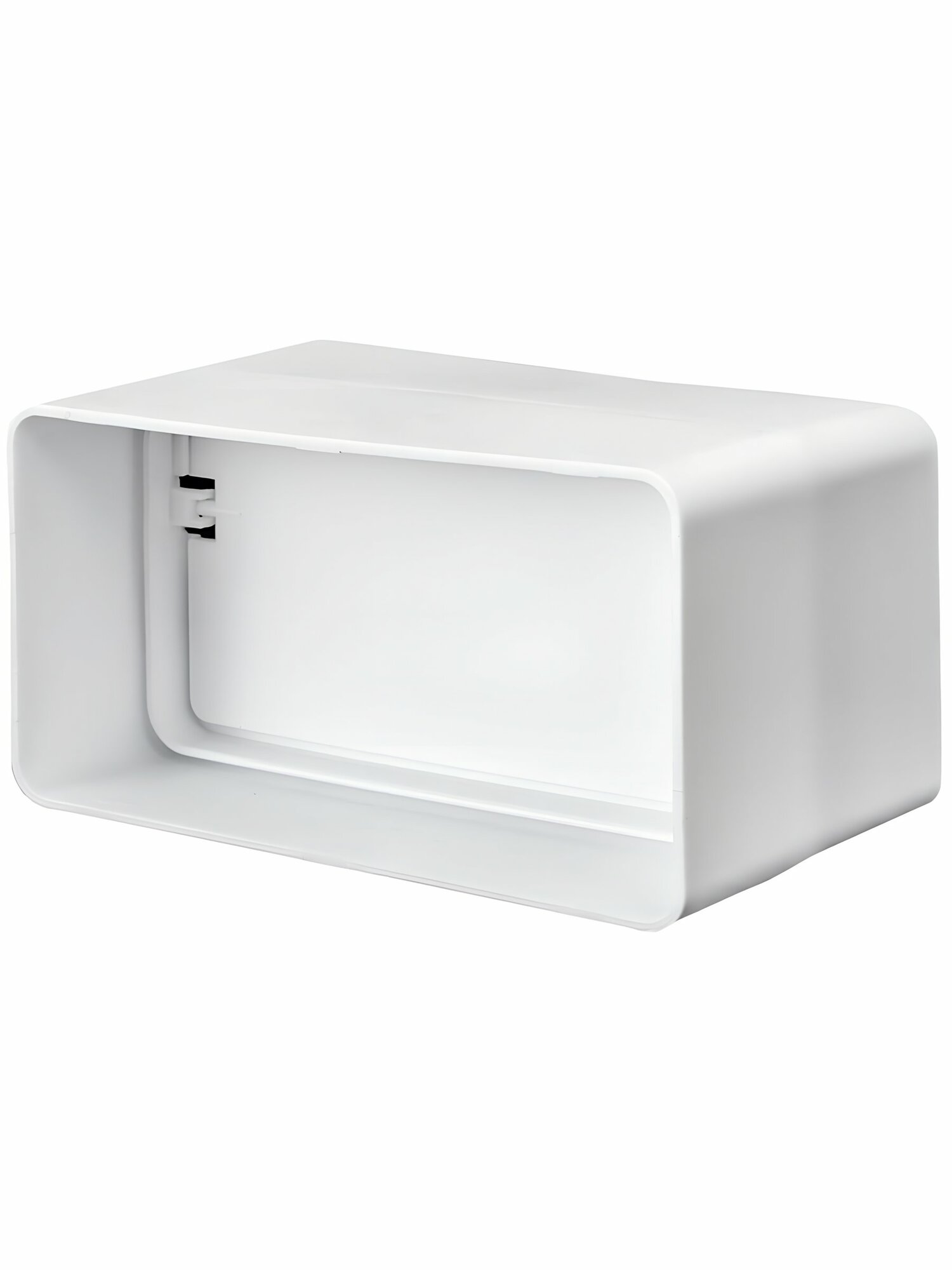 Соединитель вентиляционный пластик, плоский, d120 мм, 60 мм, обратный клапан, Event, 60120СКПО