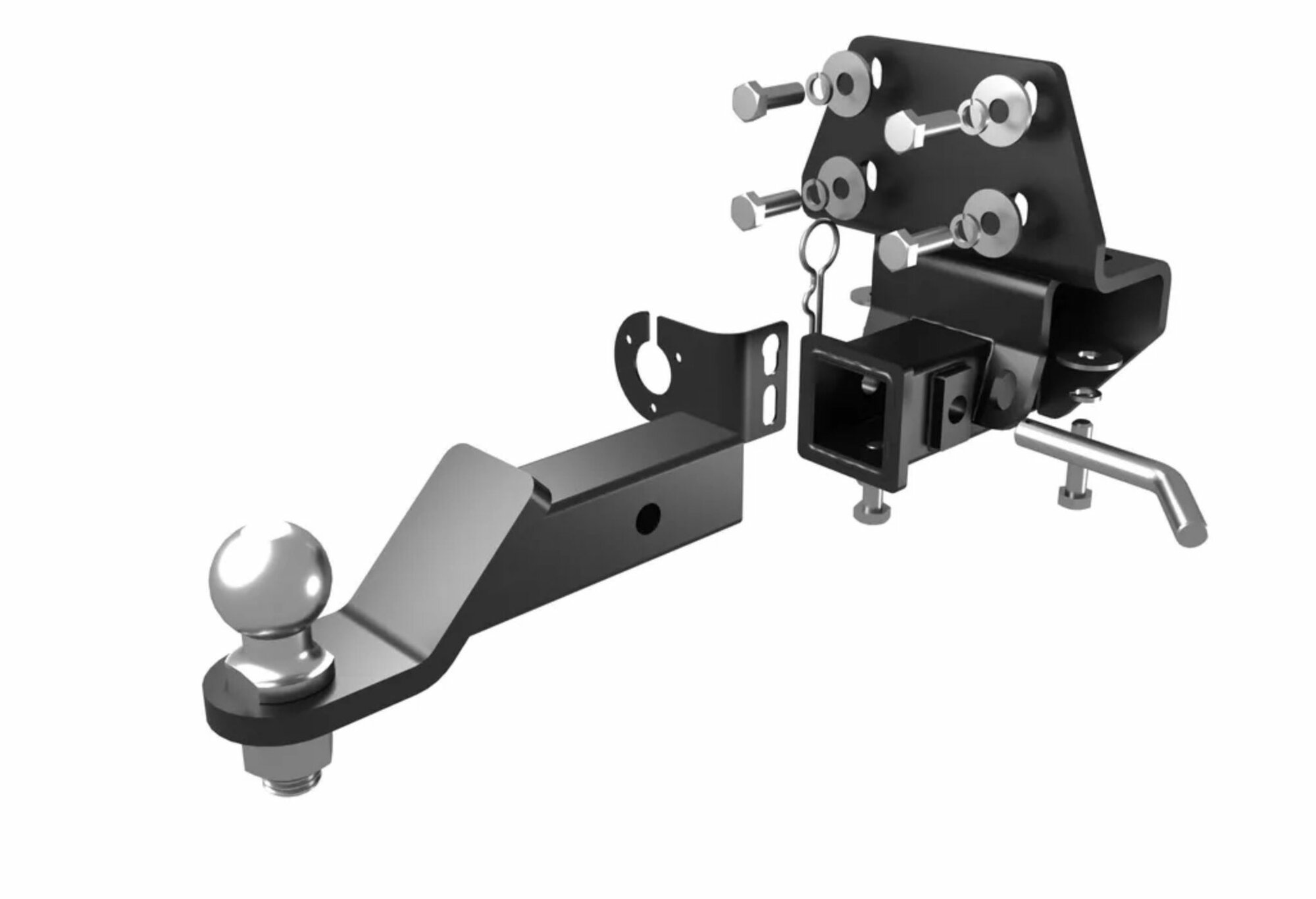 Фаркоп под квадрат на Toyota Land Cruiser Prado(120/150) 2002-2024, Lexus GX(460/470) 2002-2024 (паспорт и сертификат в комплекте)(без электрики)T23.01E