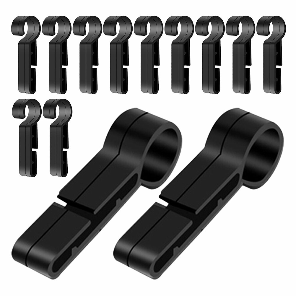 20 Штук Клипсы для Фонаря, ABS-пластик, Для Защиты Шлемов