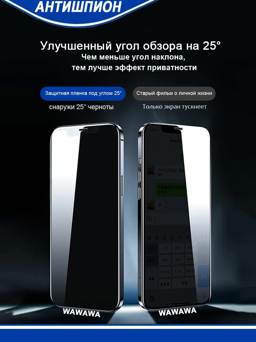 Защитное стекло Xiaomi Redmi Note 15 Pro 5G ( Редми Нот 15 Про ) 2 в 1 и для линз , антишпион антивандальное, с защитой от царапин