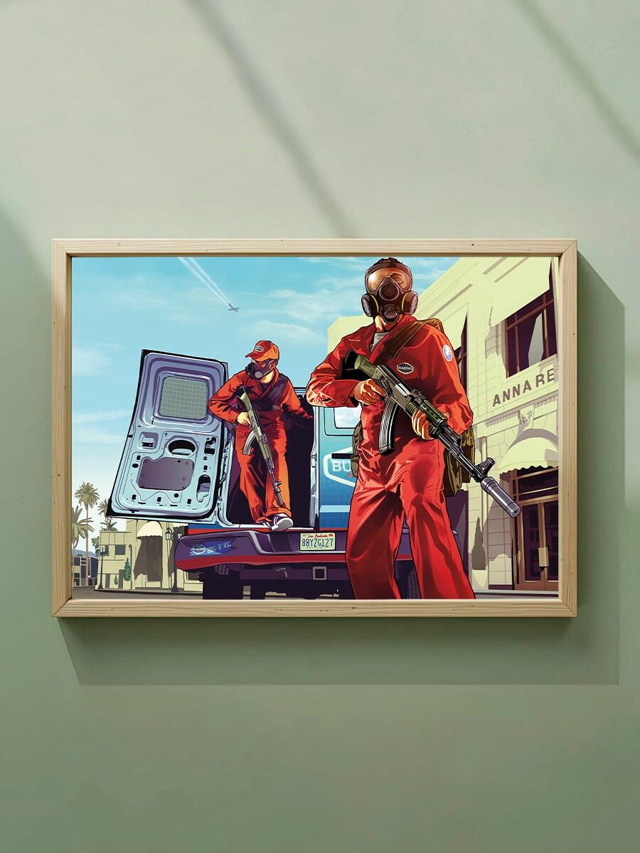 Постер, плакат на стену GTA San Andreas (А3)
