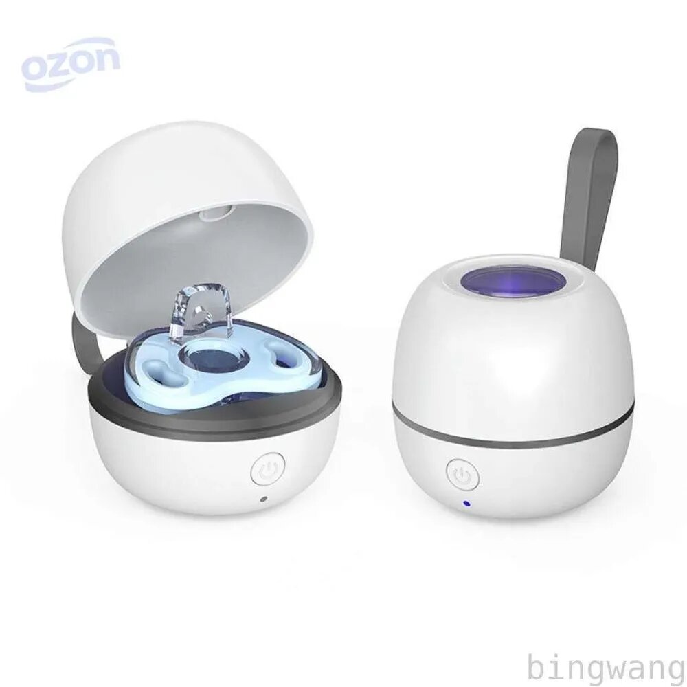 Стерилизатор для сосок уф для дезинфекции / аппарат для стерилизации пустышек и детских принадлежностей ультрафиолетом / контейнер для сосок и пустышек, футляр/2.5w