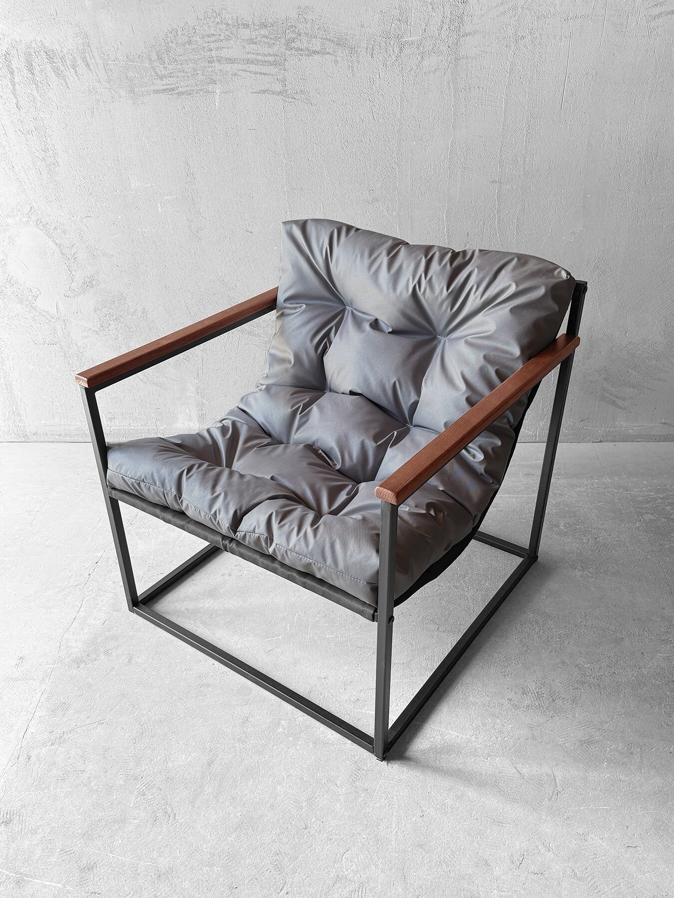 Садовое кресло Лофтовик Комфи ++ оксфорд серый