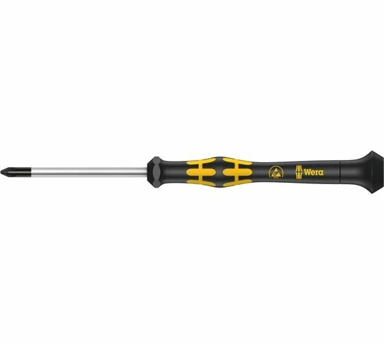 Крестовая отвертка Kraftform Micro WERA 1550 PH, PH 1 / 80 мм, 030112