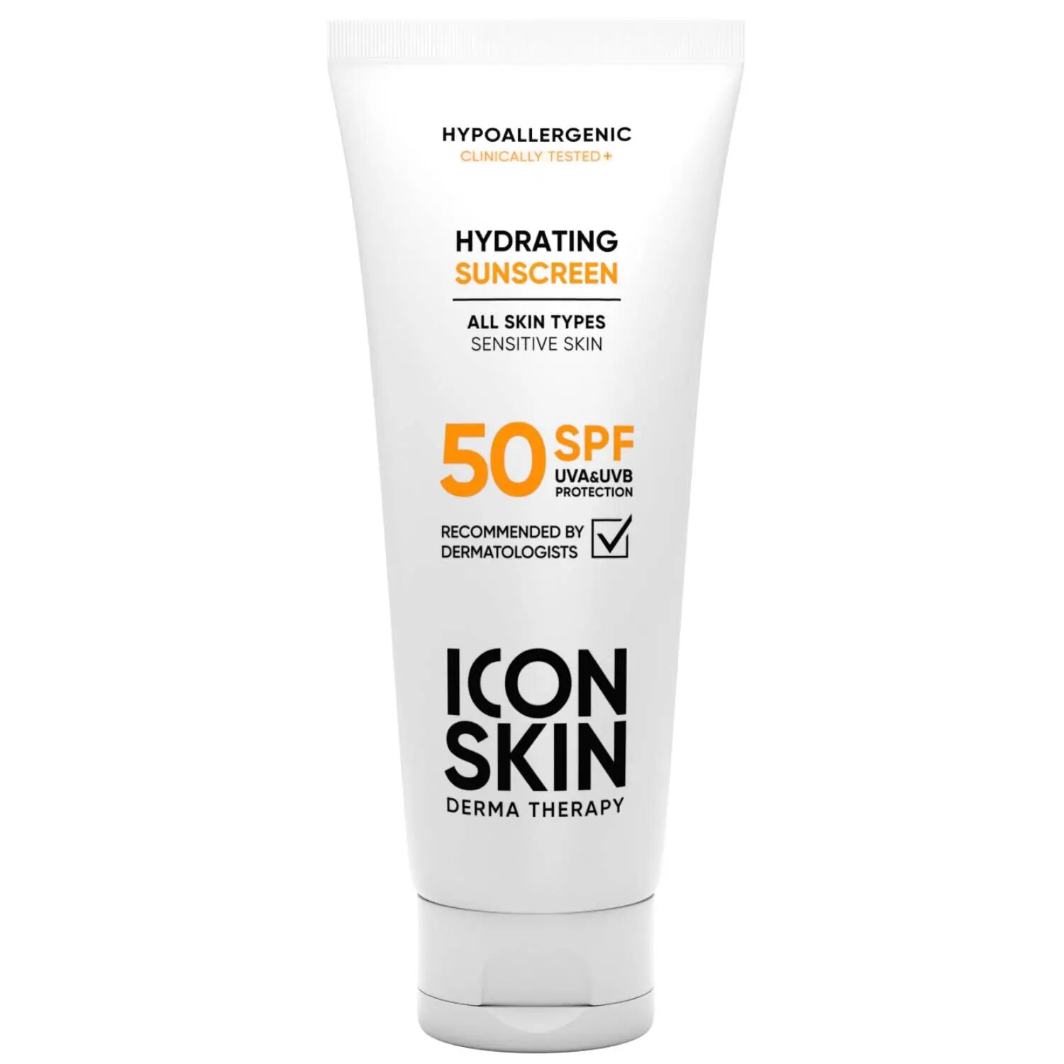 Крем ICON SKIN Derma Therapy Солнцезащитный увлажняющий SPF 50 75 мл