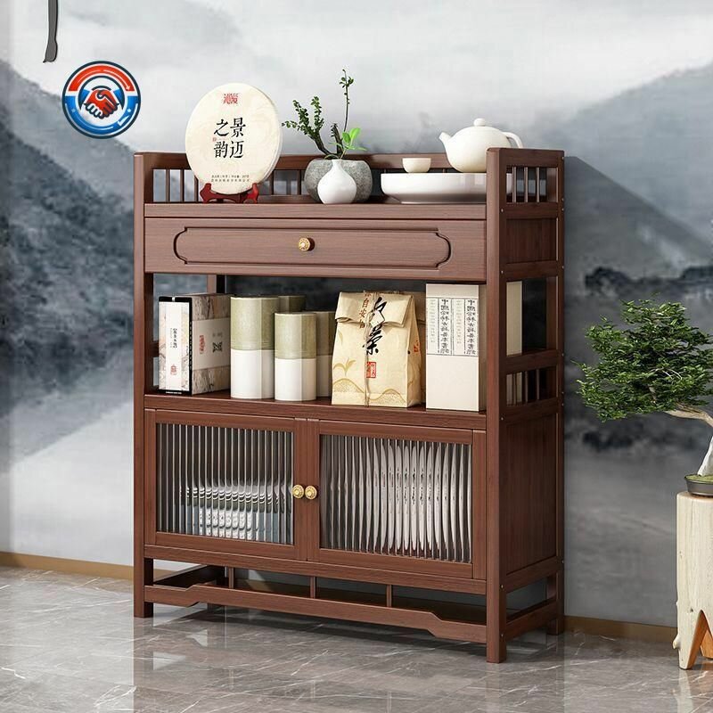 Буфет 68х29х96 см, компактный кухонный шкаф для посуды и хранения, узкий комод для прихожей и столовой, практичный сервант для дома