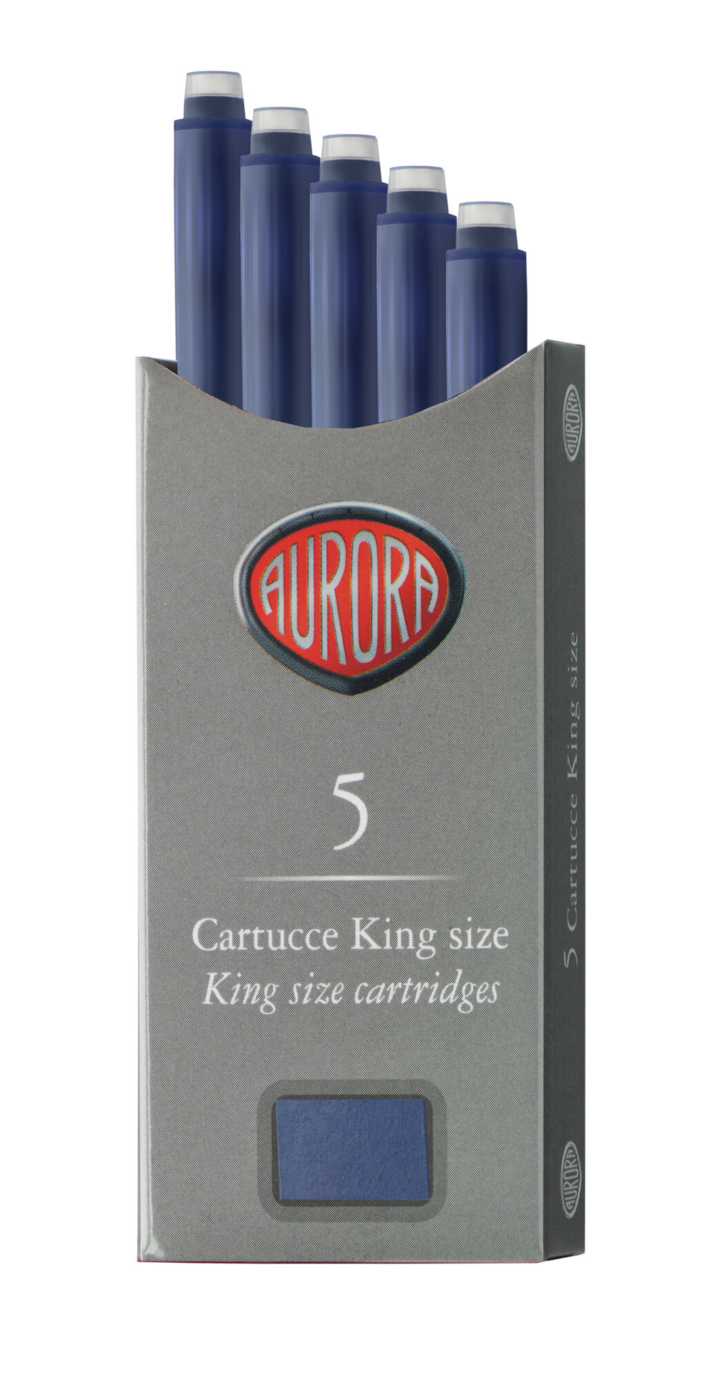 Картридж с чернилами для перьевой ручки Aurora Blue, упаковка из 5 шт, 129-B1