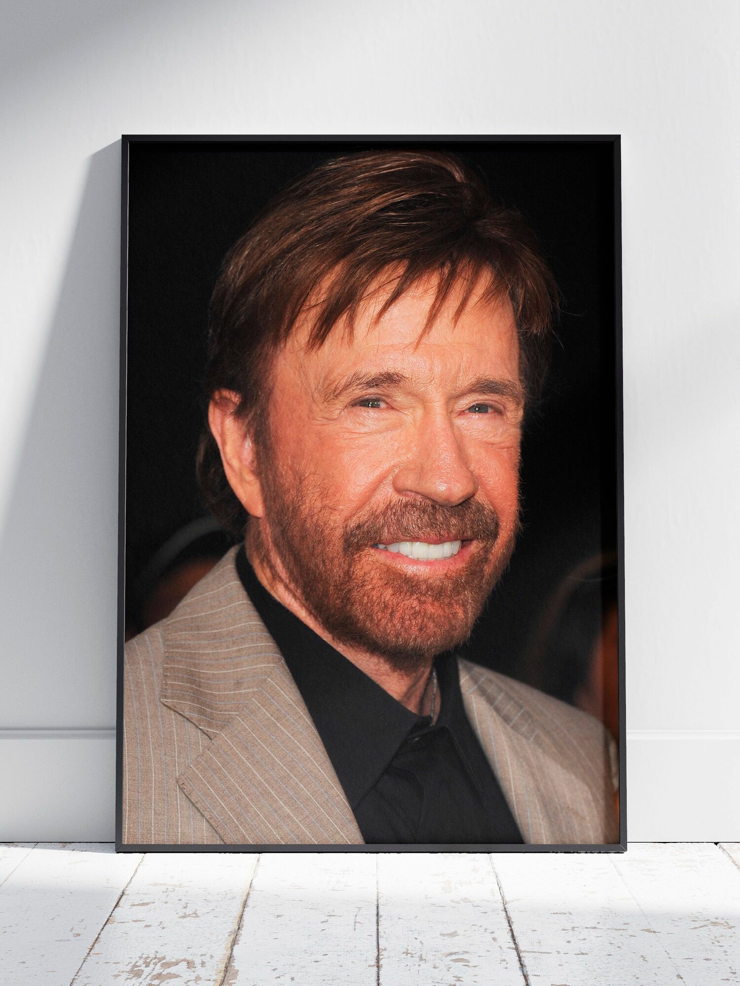 Плакат на стену для интерьера Чак Норрис (Chuck Norris 21) - Постер по актеру фильма, кино, сериала формата A4 (21x30 см)