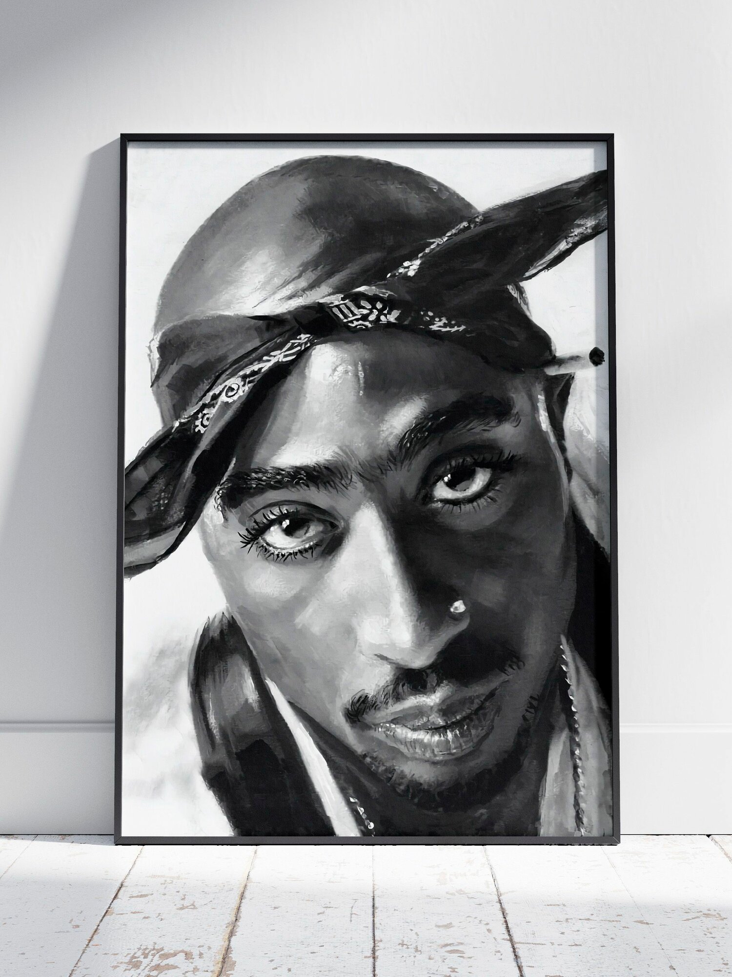 Плакат на стену для интерьера Тупак Шакур (Tupac - 2pac 29) - Постер по музыке и артисту формата A4 (21x30 см)