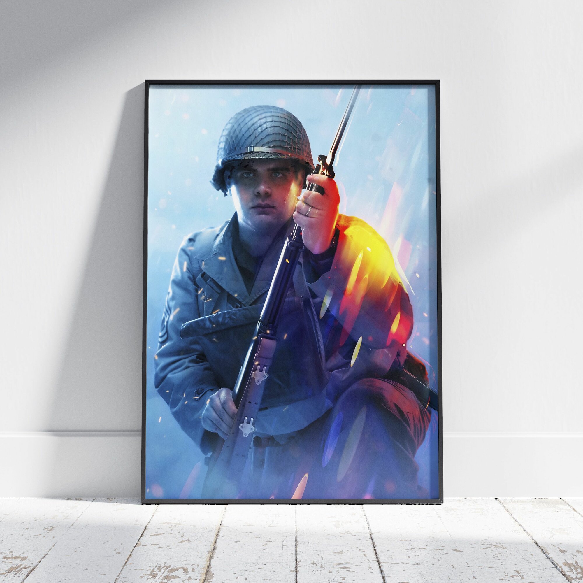 Плакат на стену для интерьера Бателфилд (Battlefield 5 - 12) - Постер по игре формата А4 (21x30 см)