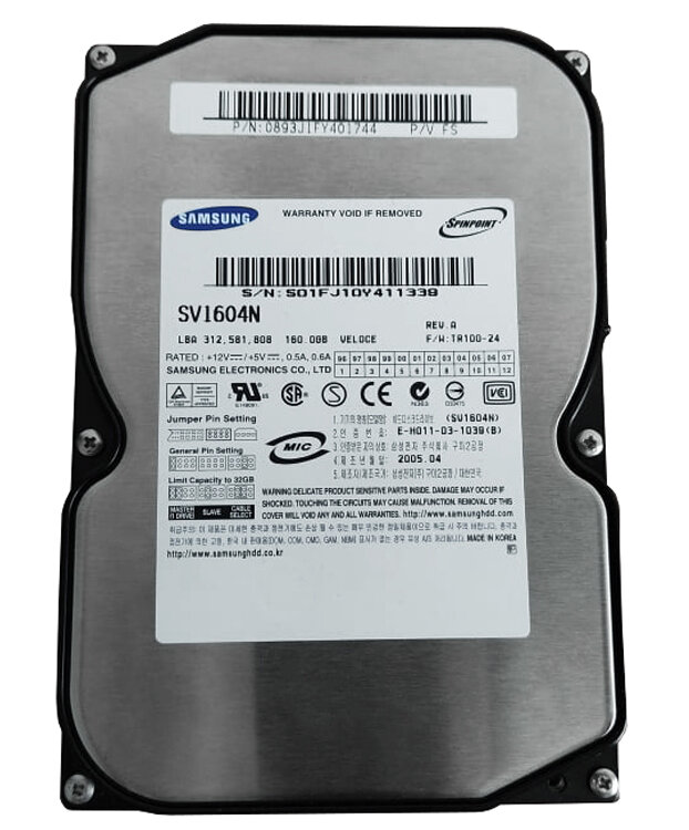 Жесткий диск Samsung 160Gb 5400 IDE 3.5" HDD