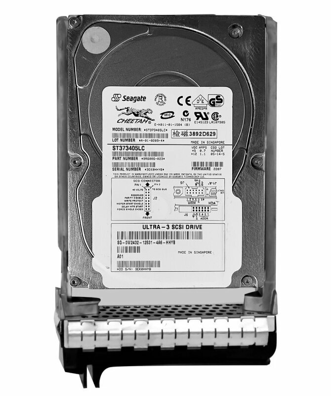 Жесткий диск Dell W2432 73Gb U160SCSI 3.5" HDD