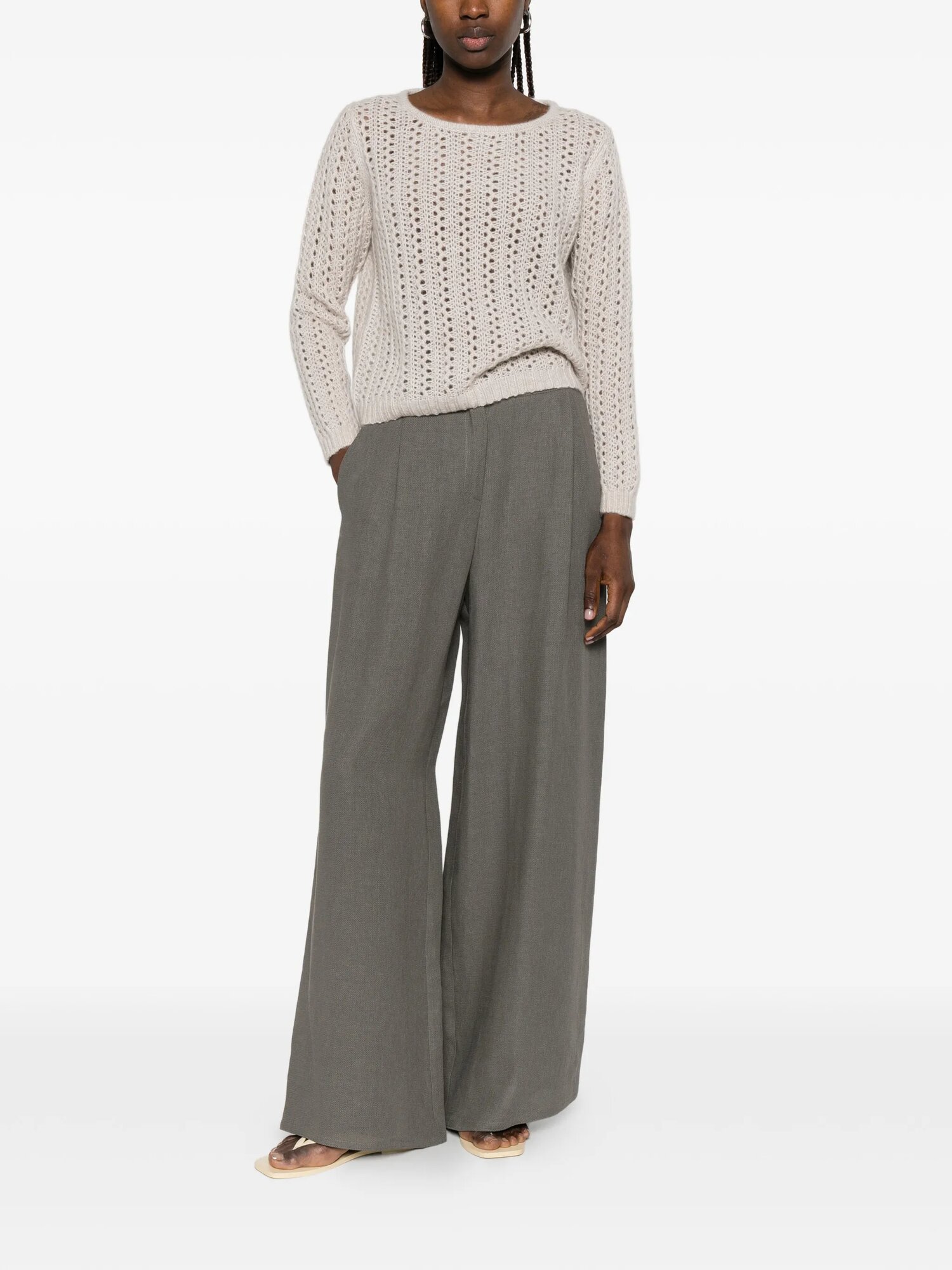 Свитер Hemisphere Round-neck sweater, размер 40, , разноцветный — фото 1
