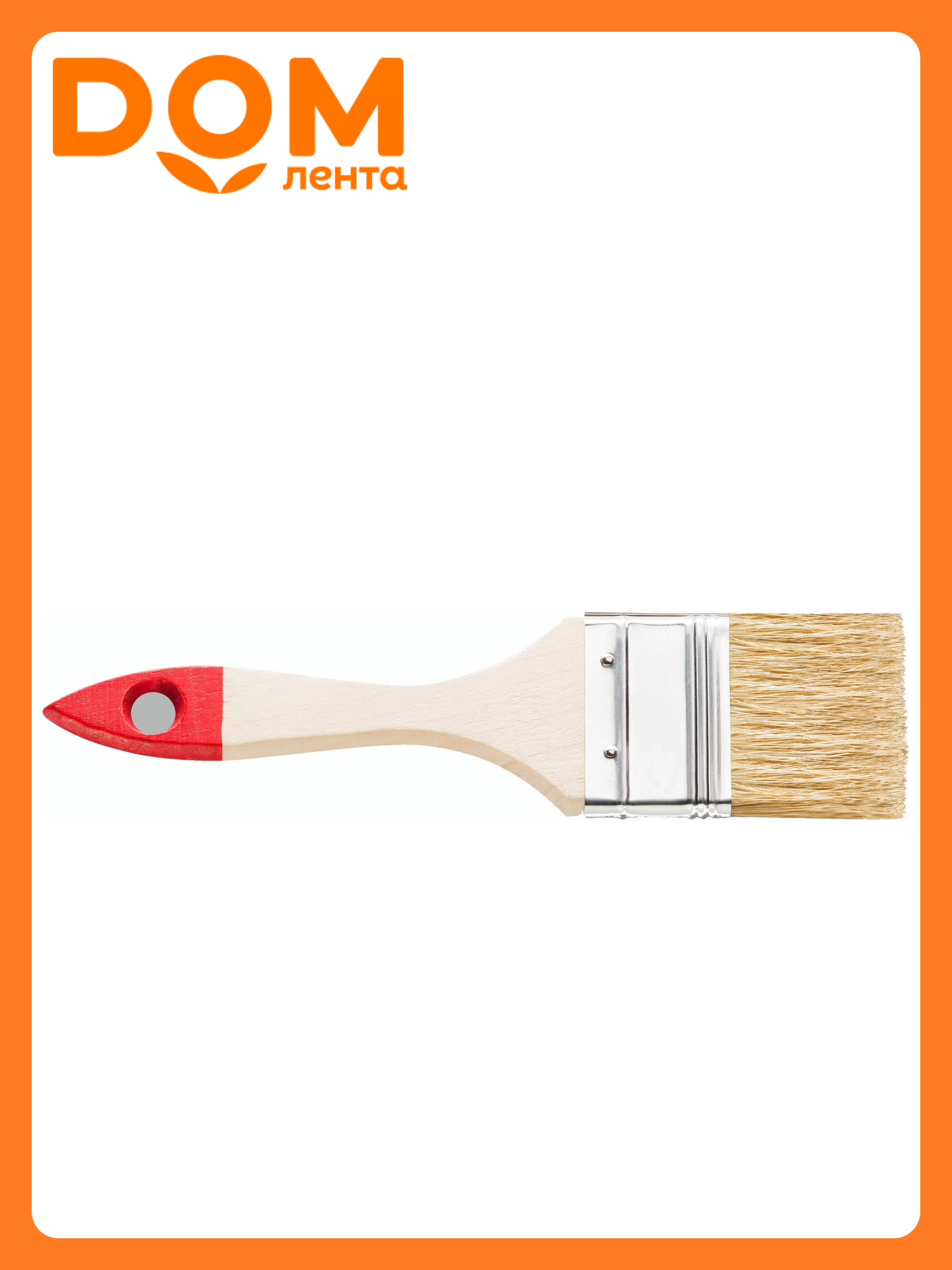 HARDY Кисть плоская 60 мм, серия 30, натуральная светлая щетина 0200-300025