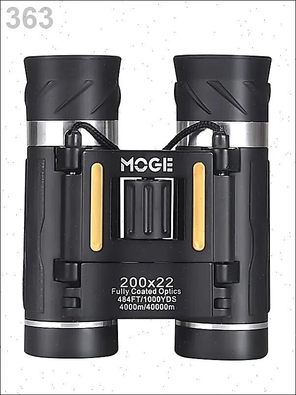 Портативный мини-мощный театральный бинокль MOGE 200x22, для туризма и походов