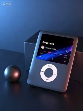 MP3-плеер 128 ГБ, серебристый, Bluetooth, FLAC, FM-радио, сенсорный экран