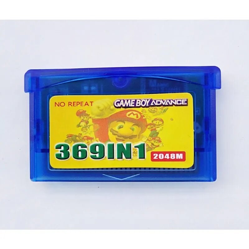 GBA 369in1 Игровой картридж Advance для Game Boy Advance - портативные игры