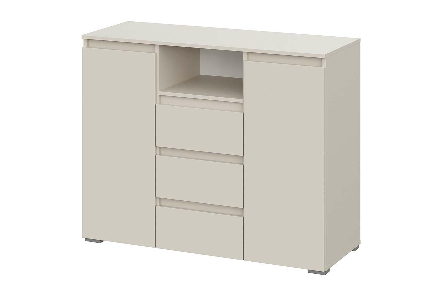 Комод для одежды Hoff Монте 120,2х95,8х46 см, 3 ящика, цвет кашемир
