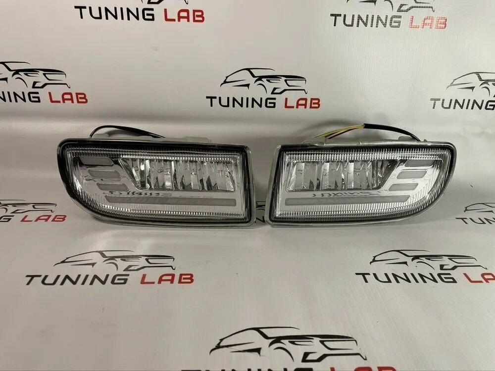 Фары автомобильные, 2 шт, арт. TLC100TUM-LED