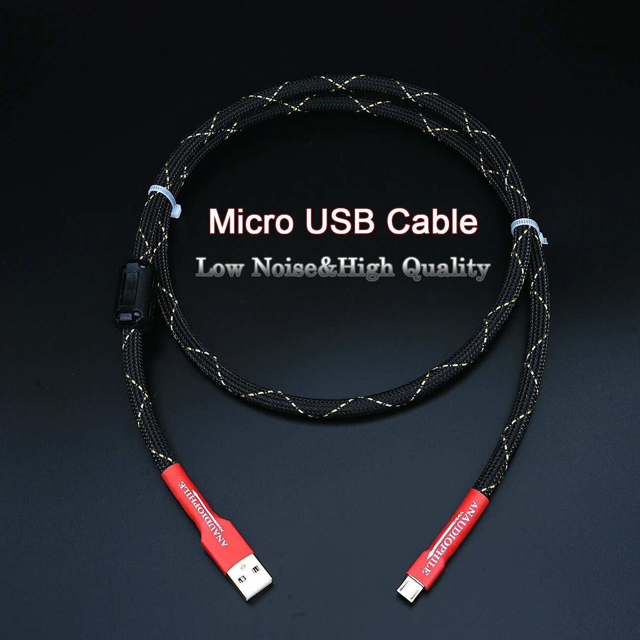 Hi-Fi USB типа A к микро-USB аудиокабелю для передачи данных, профессиональный для мобильного ПК ЦАП