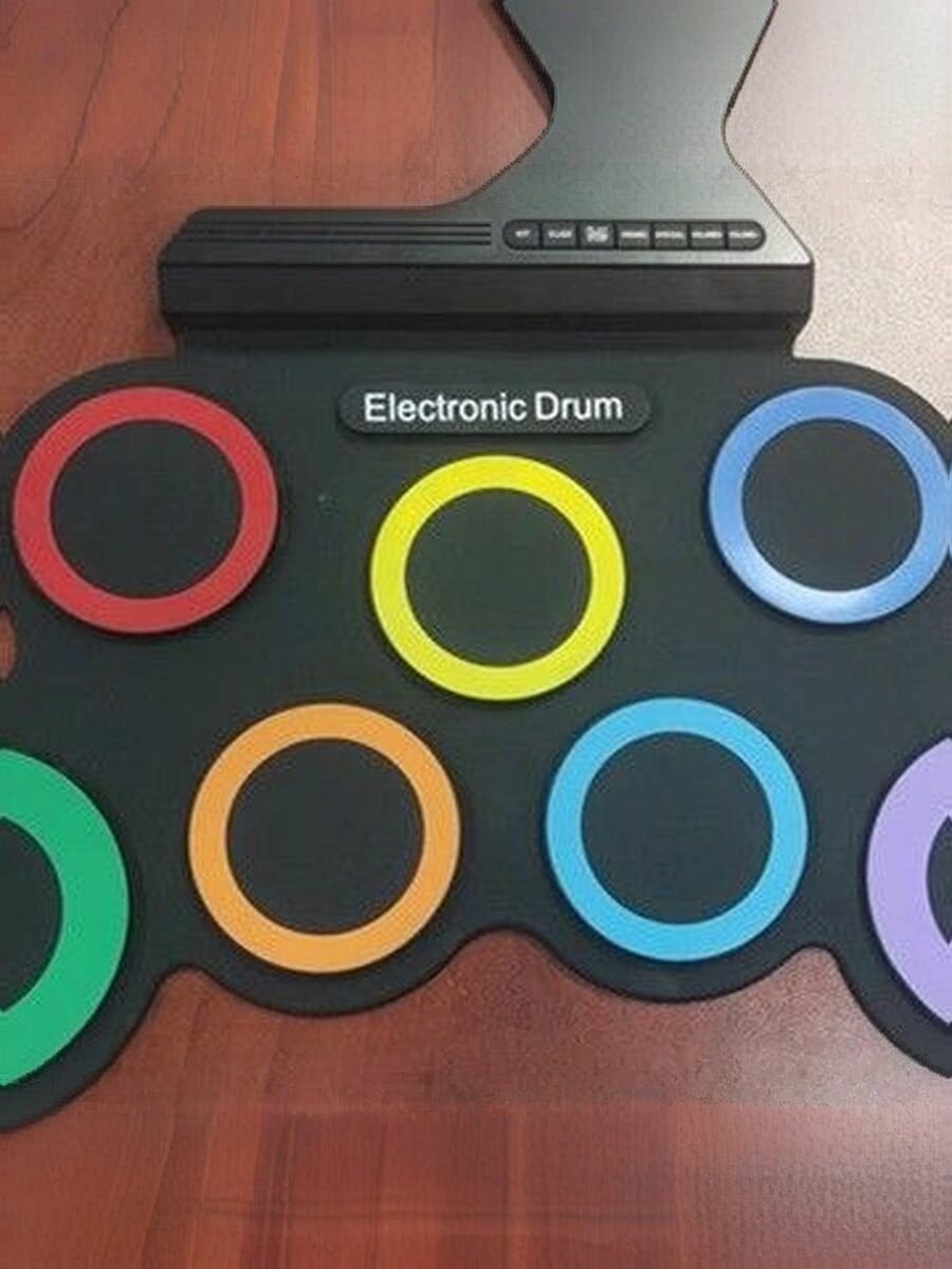 Электронный барабан / барабанная установка детская гибкая