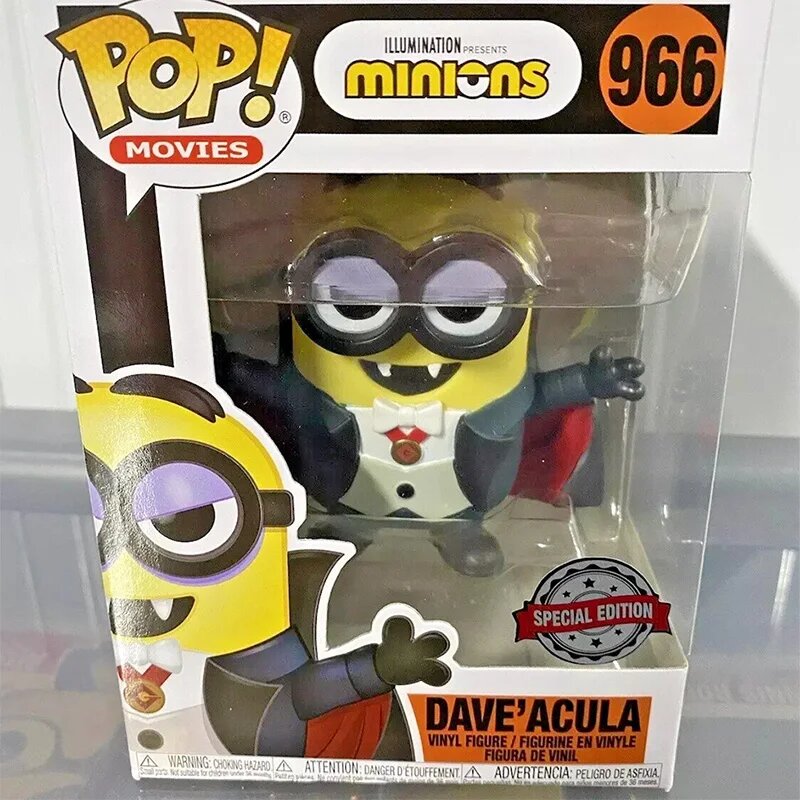 Funko Pop Movies Minions Dave'acula, 966, с коробкой