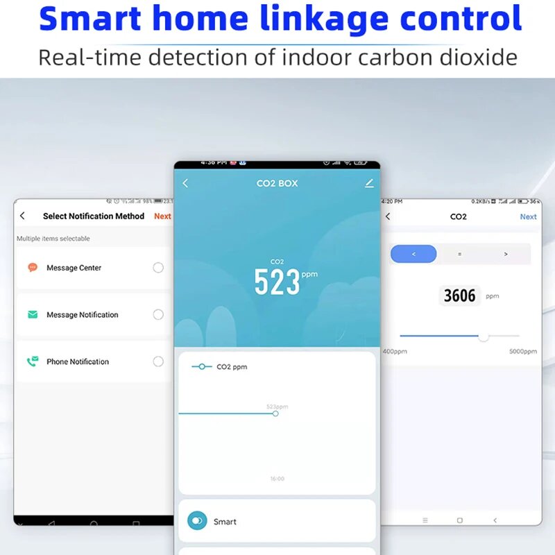 Датчик CO2 ZigBee Tuya DCR-ZBCO2 — фото 1