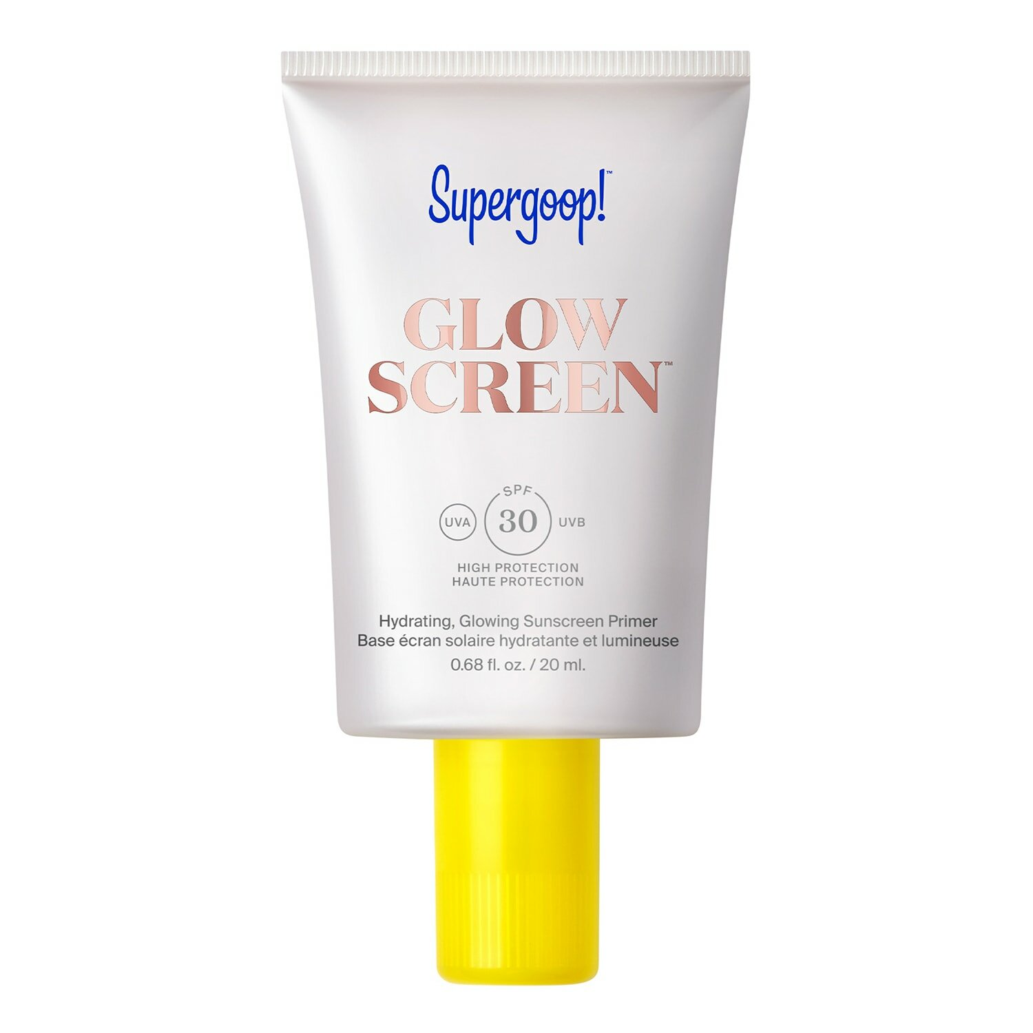 Supergoop Glowscreen Увлажняющий праймер под макияж с SPF 30 PA++ 20 мл оттенок: Восход солнца 657778
