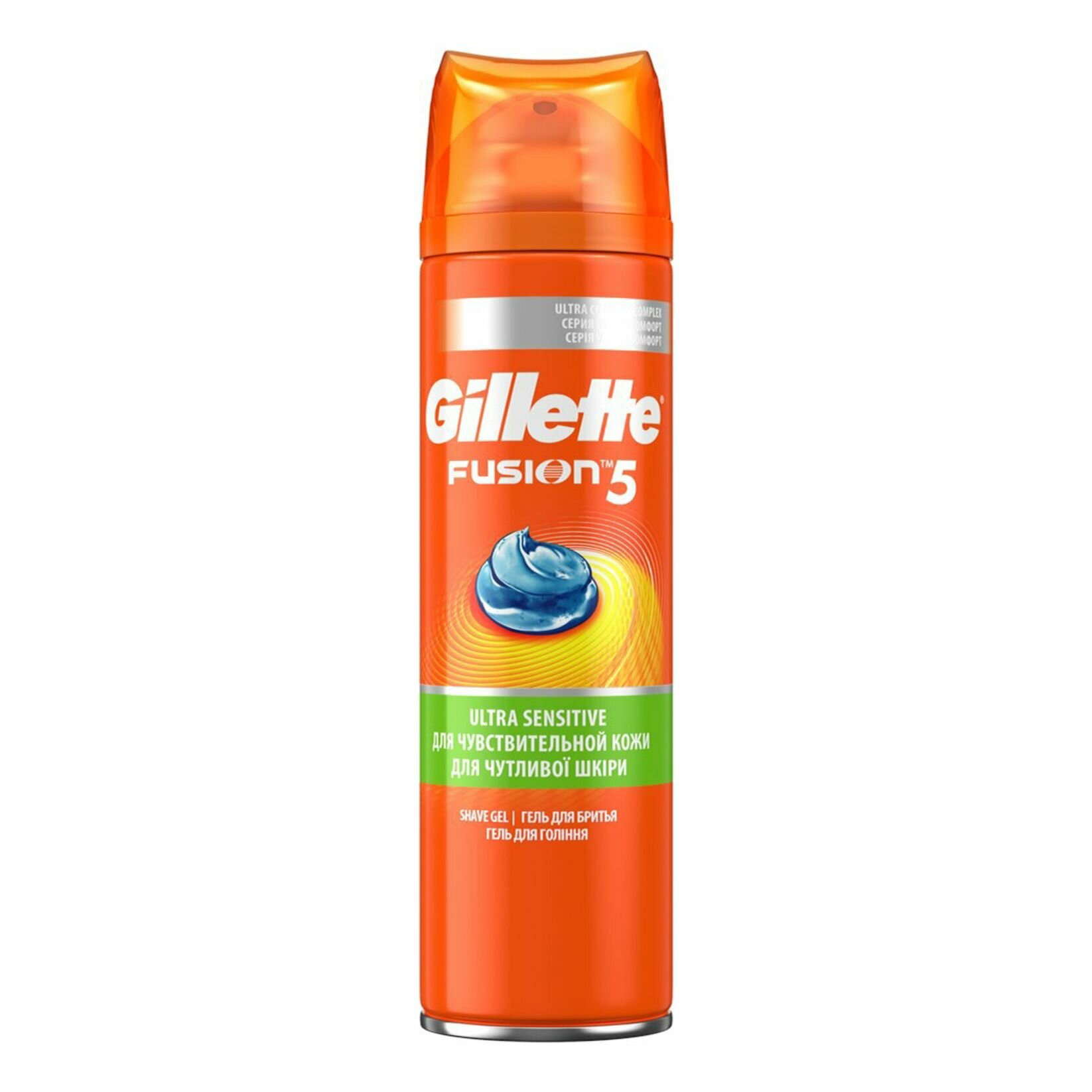 Гель для бритья Gillette Fusion5 Ultra Sensitive для чувств