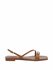 Босоножки ANGEL ALARCON Greta square-toe sandals, размер 40, коричневый