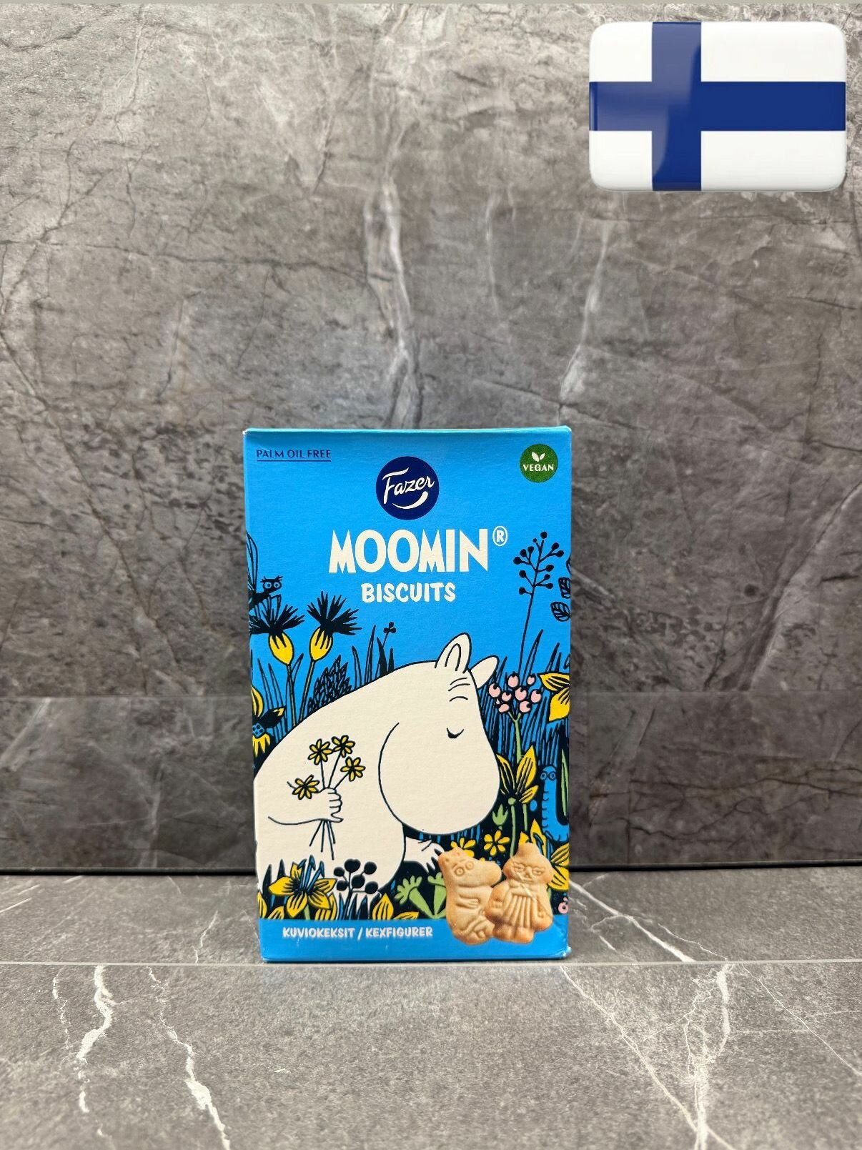 Печенье Fazer Moomin Муми-тролль 175 гр.