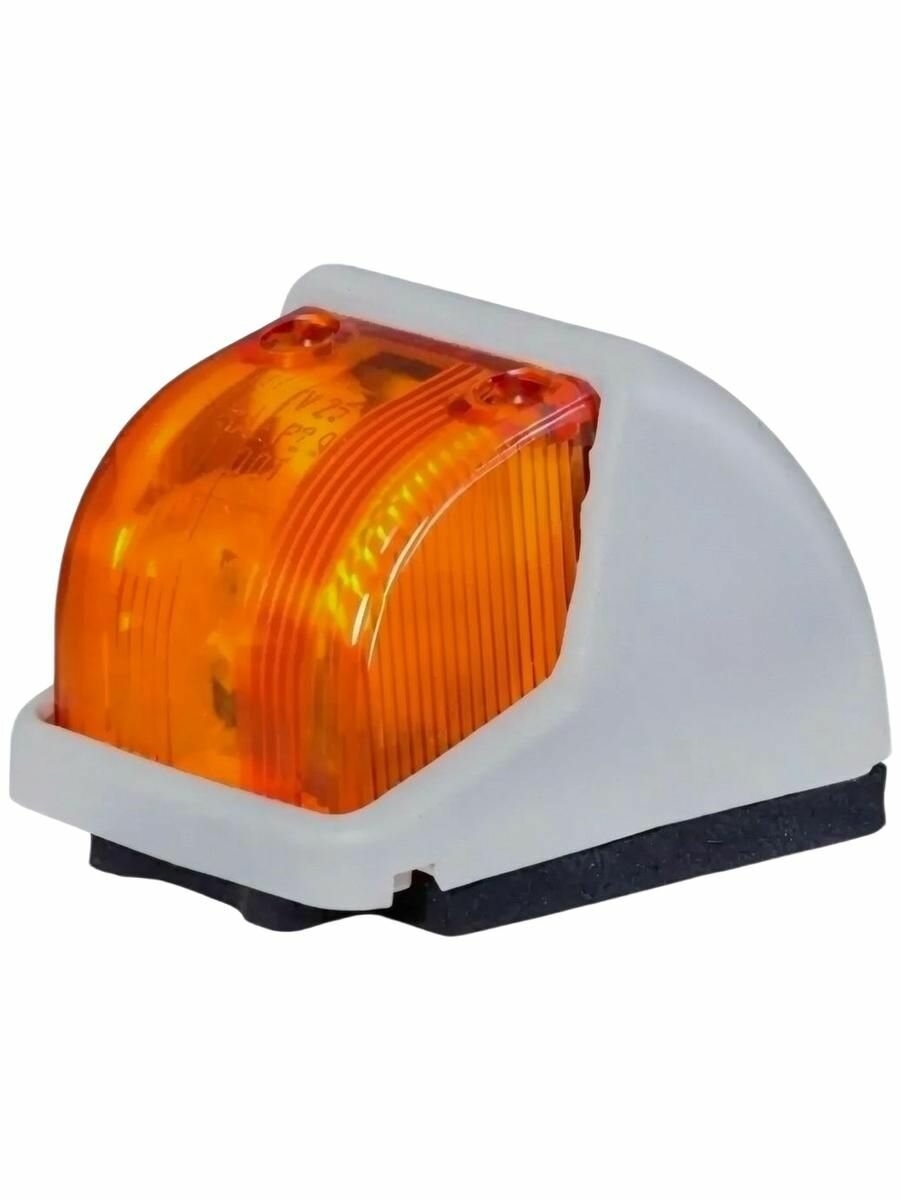 Фонарь MB/MAN/Iveco габаритный (кабина крыша) желтый полукруглый, арт.2PF006679017 Hella