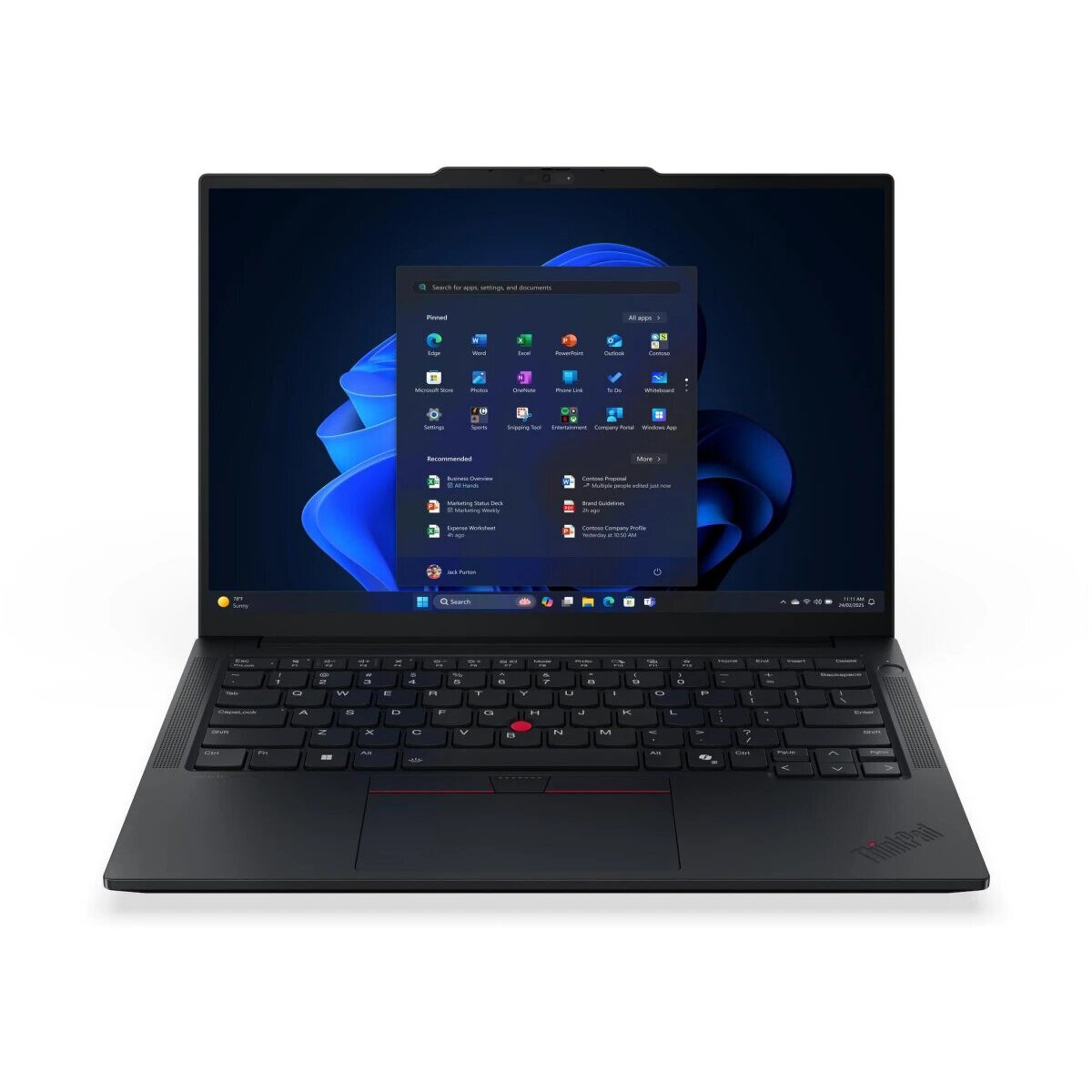 Ноутбук Lenovo ThinkPad E14 G7 14"WUXGA; IPS/Core 7 240H/32GB/SSD 512GB/noOS/черный