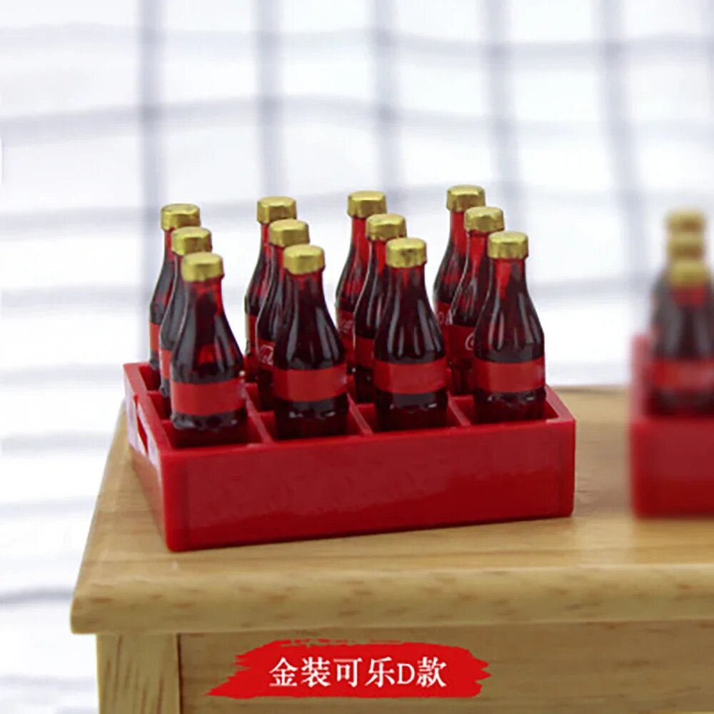 Мини Coca-Cola в подносе, 1/12, Бордовый, D golden