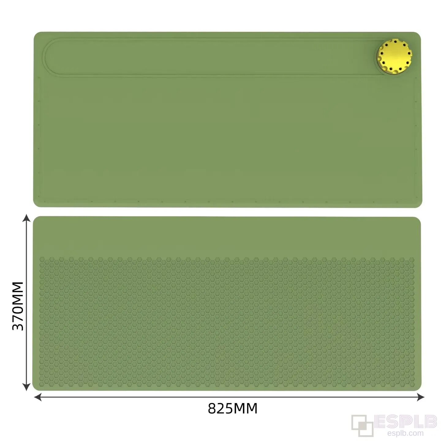 Зеленый ремонтный коврик ESPLB 825x370 мм