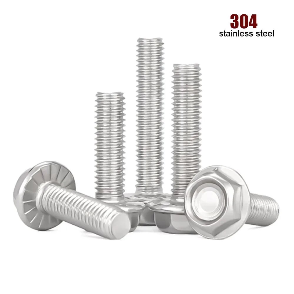 Винты M6 30mm из нержавеющей стали, 5шт