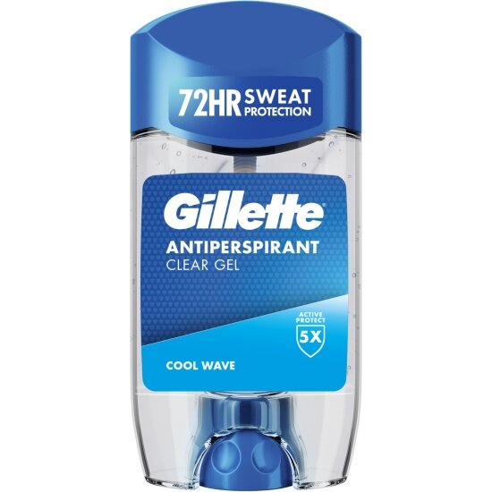 Гелевый антиперспирант-дезодорант Gillette Cool Wave 72ч, 70 мл