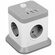 TWR-4-CU2-W-2 Сетевой фильтр Cablexpert Tower, TWR-4-CU2-W-2, 4р, 10А, 1xType-C ...