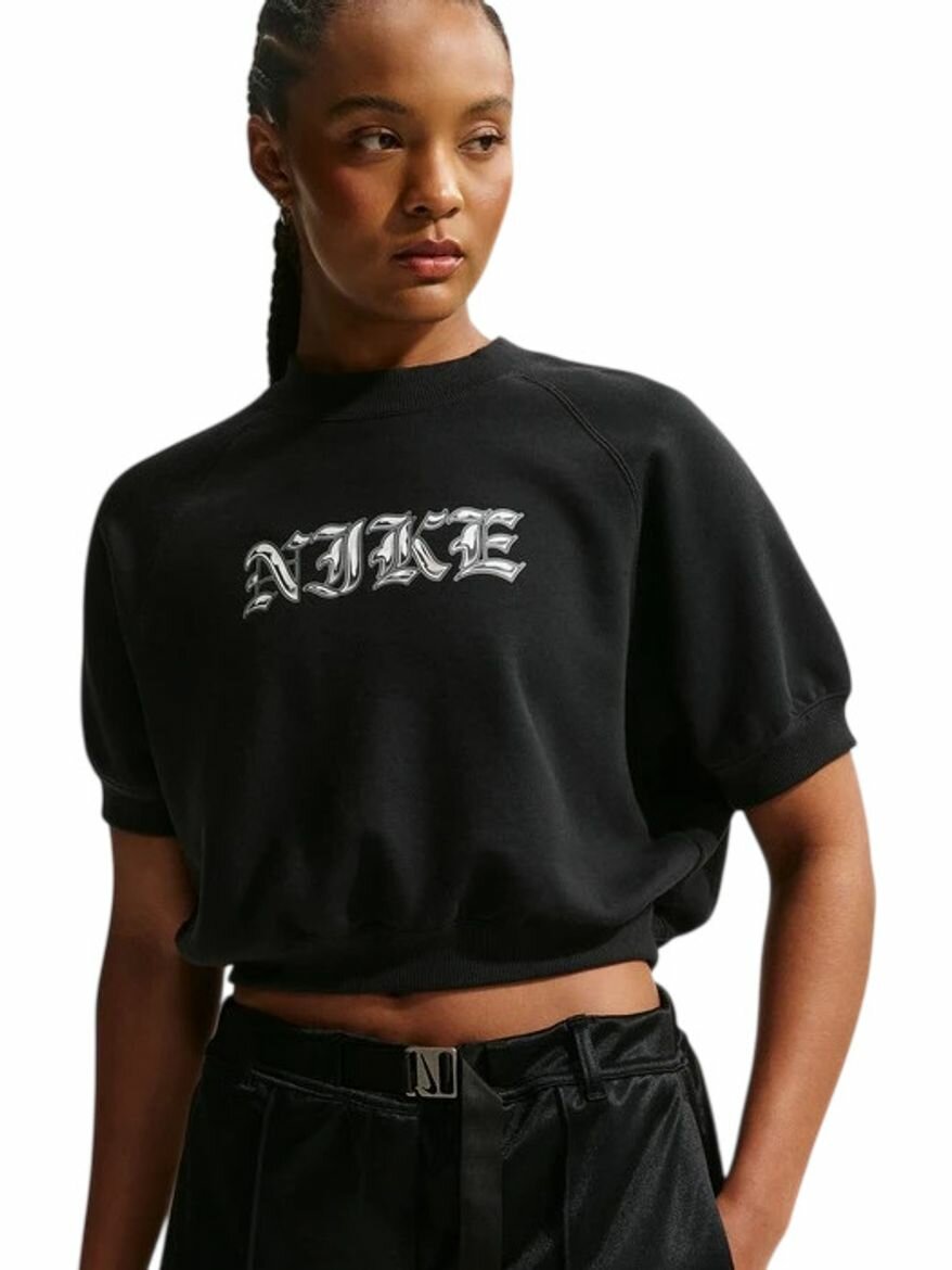 Футболка спортивная Loose Short-Sleeve French Terry Crew-Neck Sweatshirt