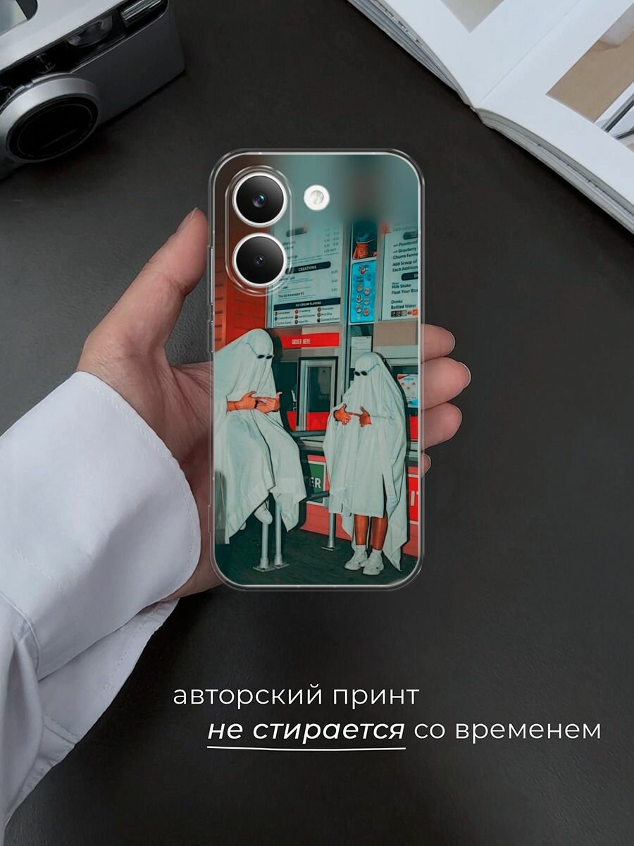 Силиконовый чехол на Poco X8 Pro / Поко X8 Про с принтом Chillin Killin — фото 1